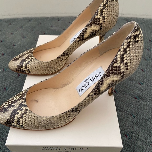Jimmy Choo | Shoes | Jimmy Choo Snakeskin Pump | Poshmark